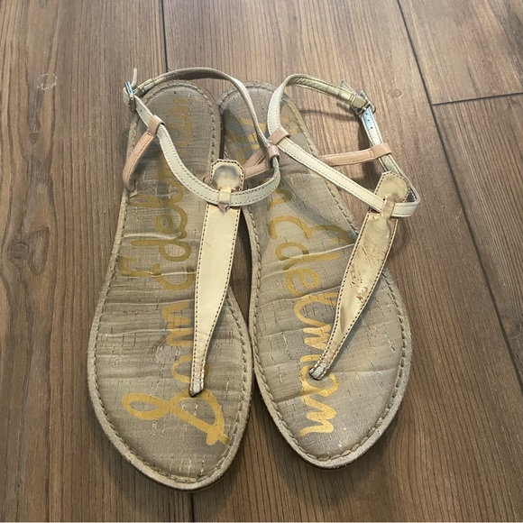 Sam Edelman | Shoes | Sam Edelman Gigi Sandals In Metallic | Poshmark